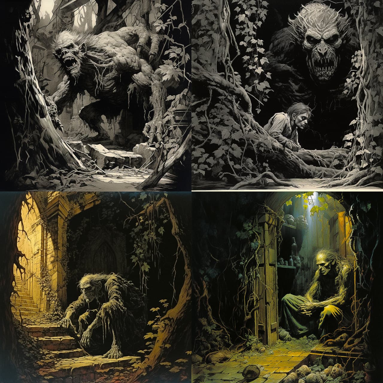 Dark Fantasy | Midjourney AI styles collection | Andrei Kovalev's Midlibrary